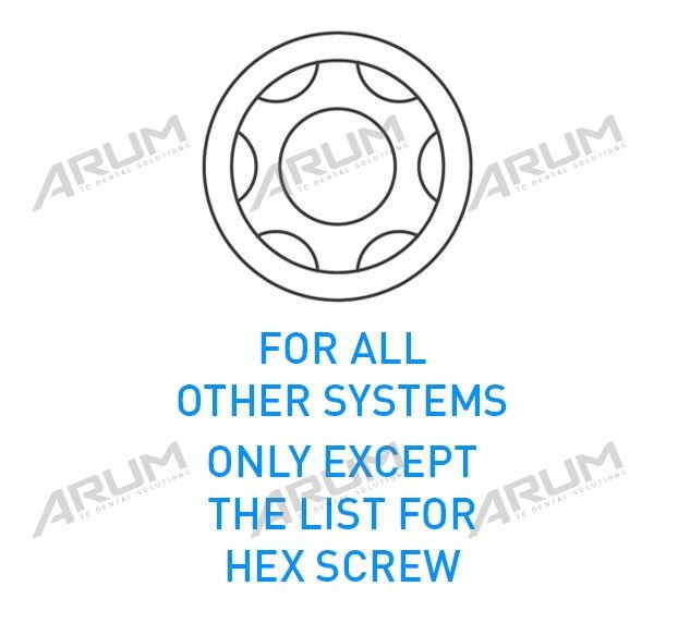 Śrubokręt kulowy ARUM Tip Torx 25mm Dental Implant Tools